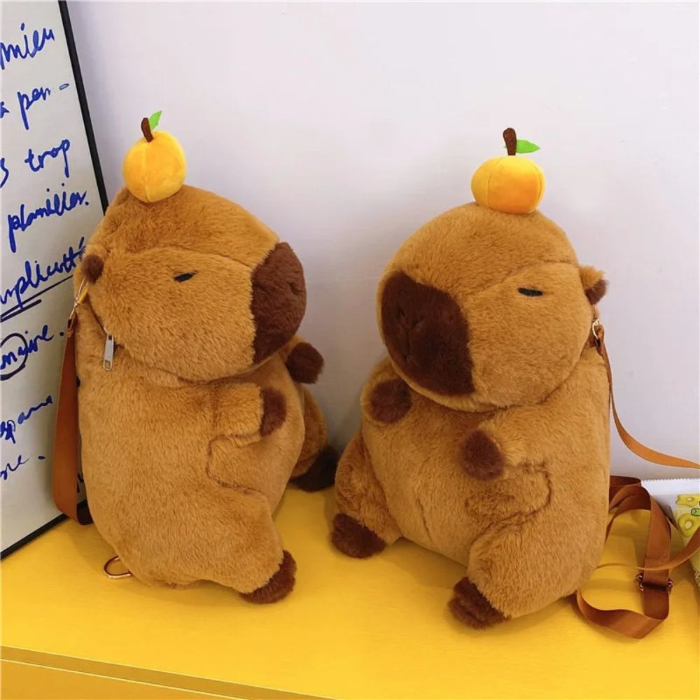 Cute Capybara Backpack Unisex Bag– univazo